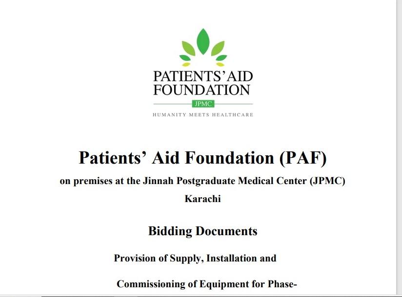 Tender Announcements - rmcd.pafjpmc.org